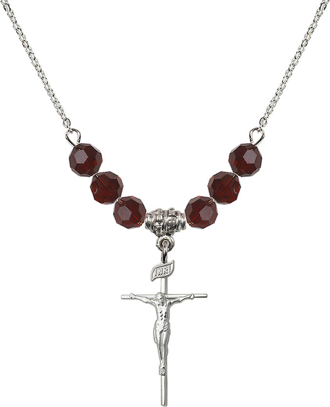Hail MaryGifts | Jewelry | N3 Birthstone Necklace Crucifix Available In ...